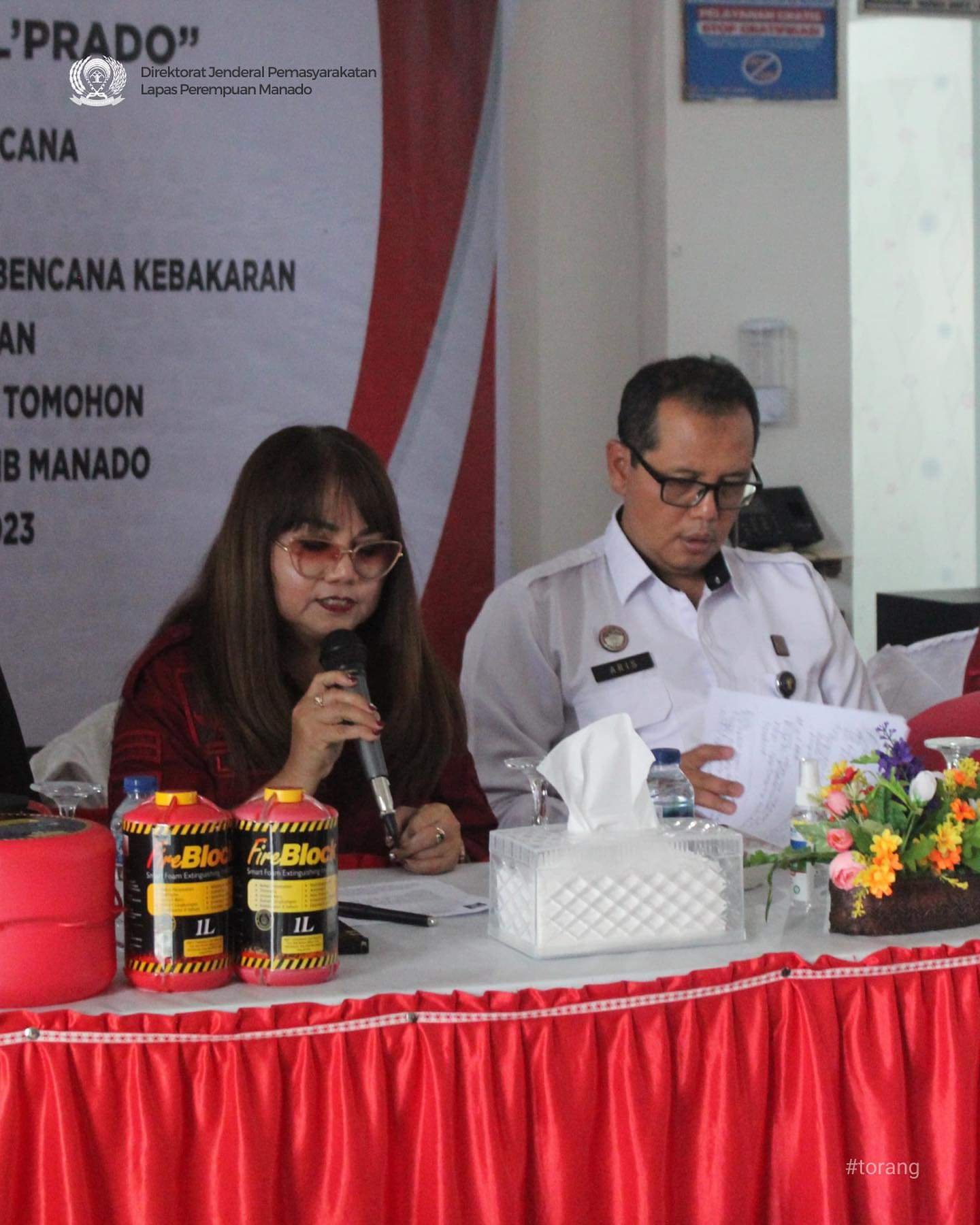 Lapas Perempuan Kelas Iib Manado Mitigasi Bencana Kebakaran
